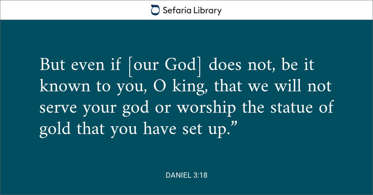 Daniel 3:18