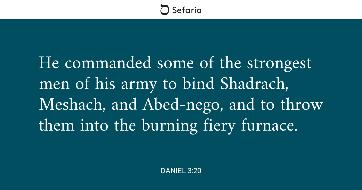 Daniel 3:20
