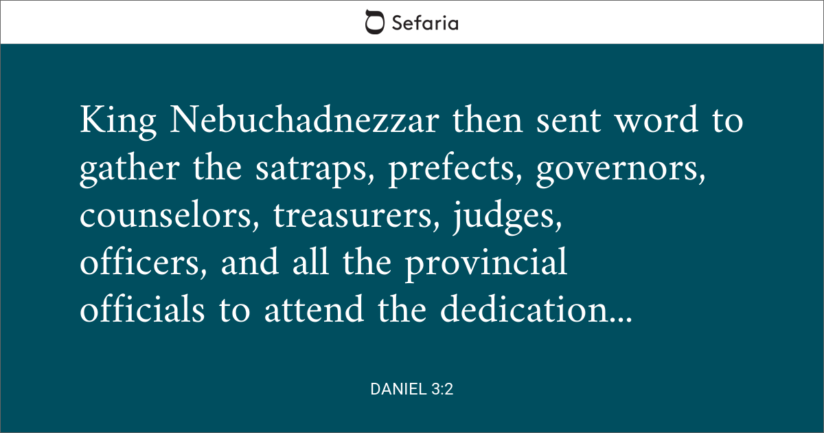Daniel 3:2