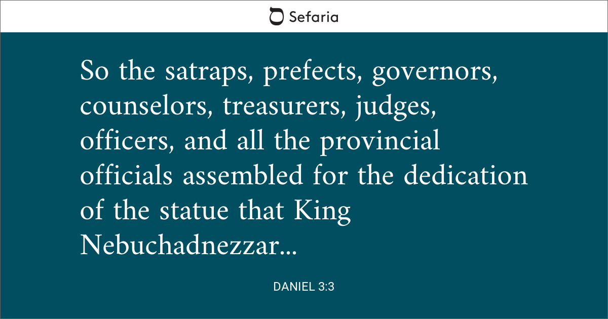 Daniel 3:3
