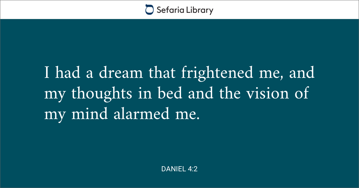 Daniel 4:2 | Sefaria Library