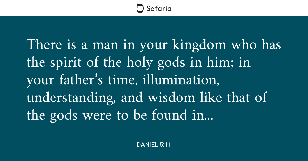 Daniel 5:11