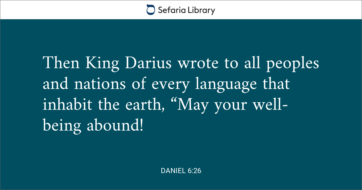 Daniel 6:26