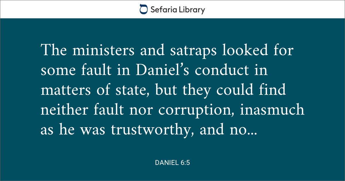 Daniel 6 5
