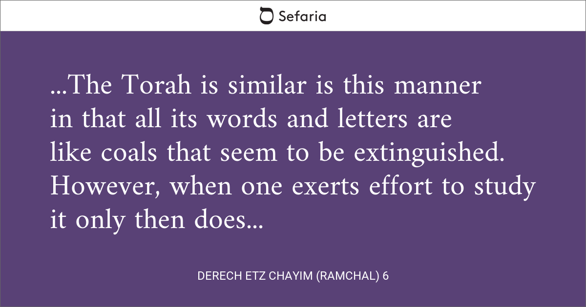 Derech Etz Chayim (Ramchal) 6