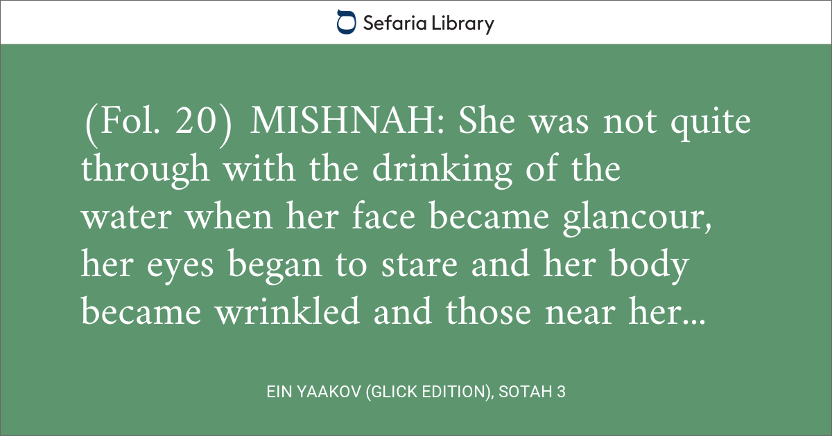Ein Yaakov (Glick Edition), Sotah 3 | Sefaria Library