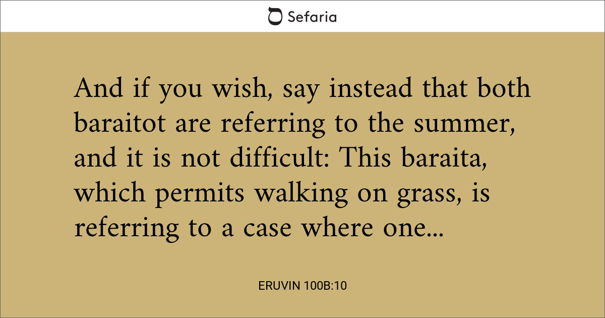 Eruvin 100b:10
