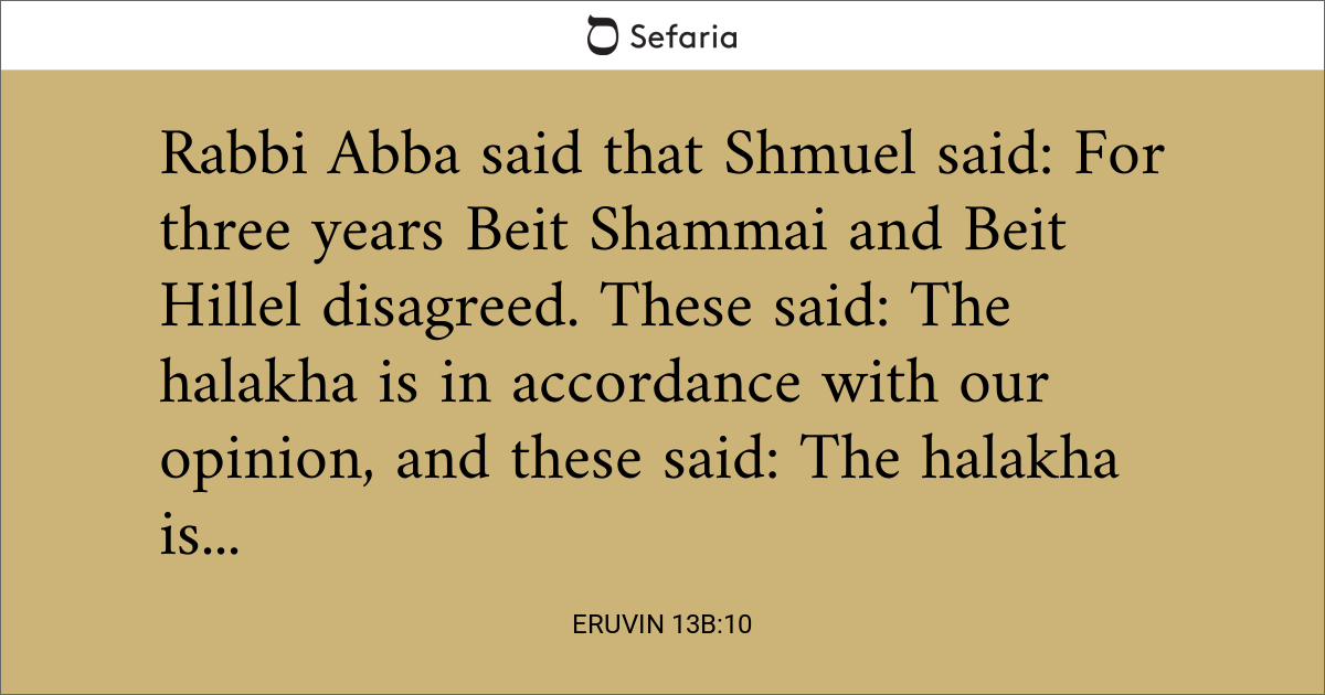 Eruvin 13b:10