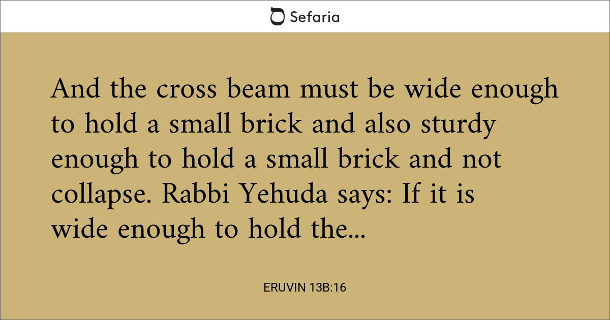 Eruvin 13b:16