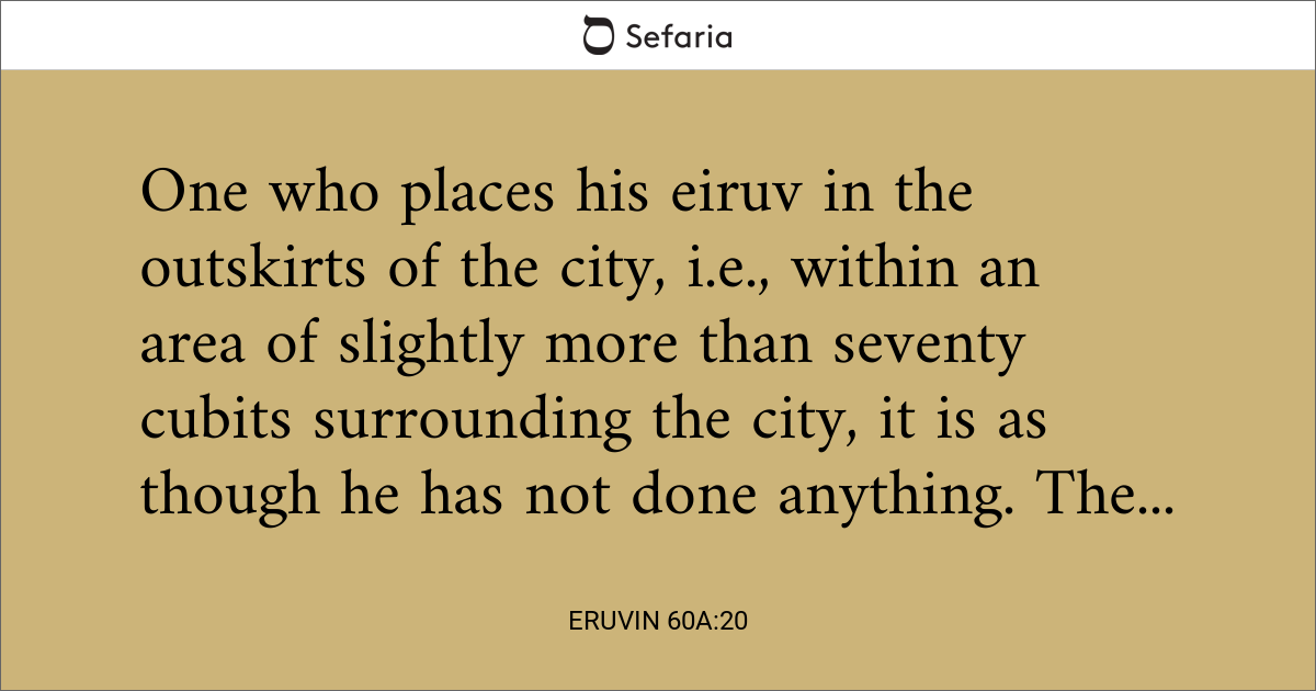 Eruvin 60a:20