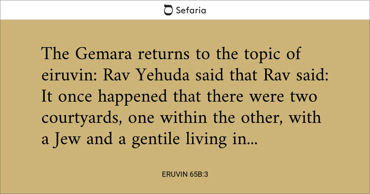 Eruvin 65b:3