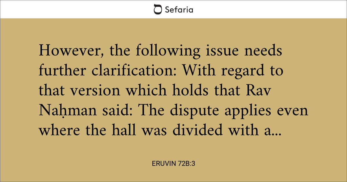 Eruvin 72b:3