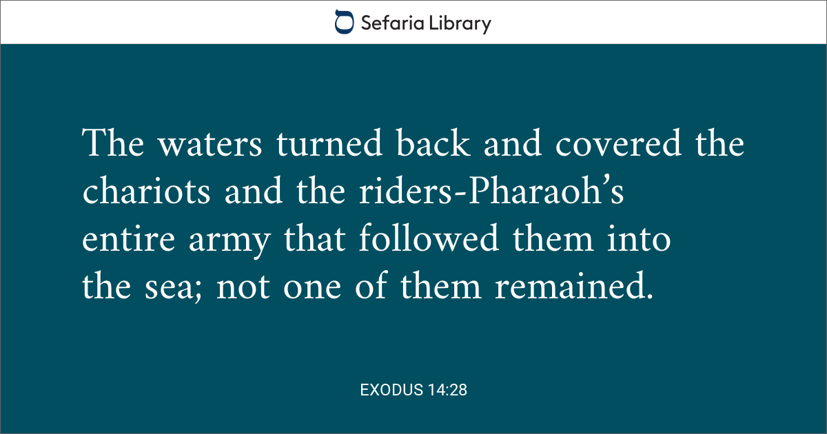 Exodus 14:28