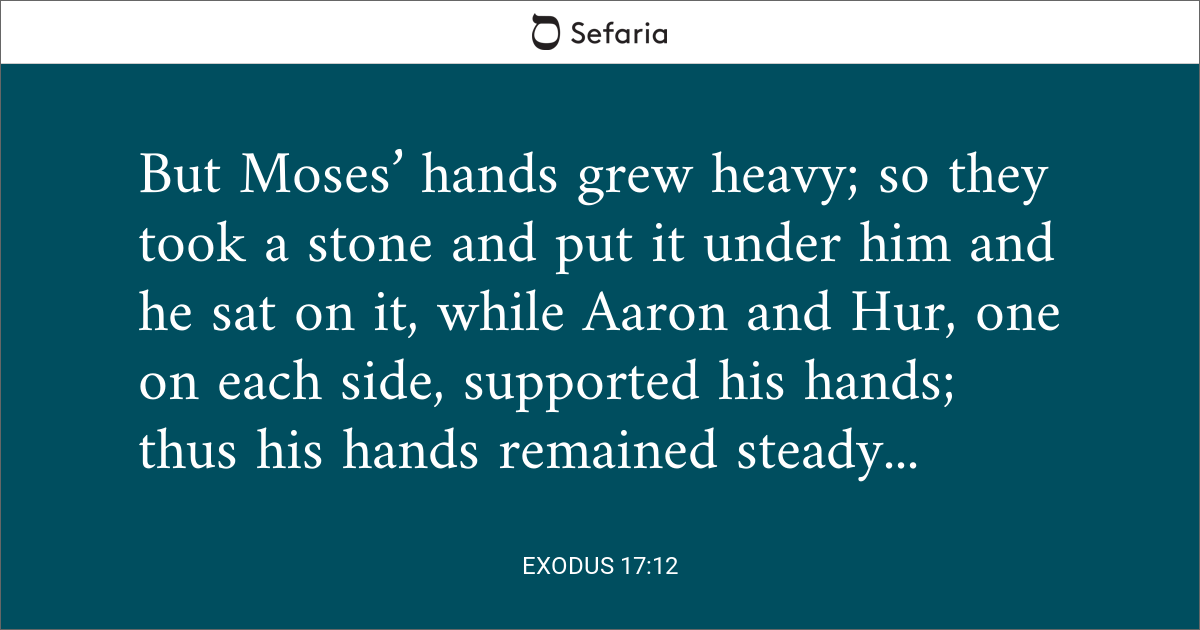 Exodus 17:12