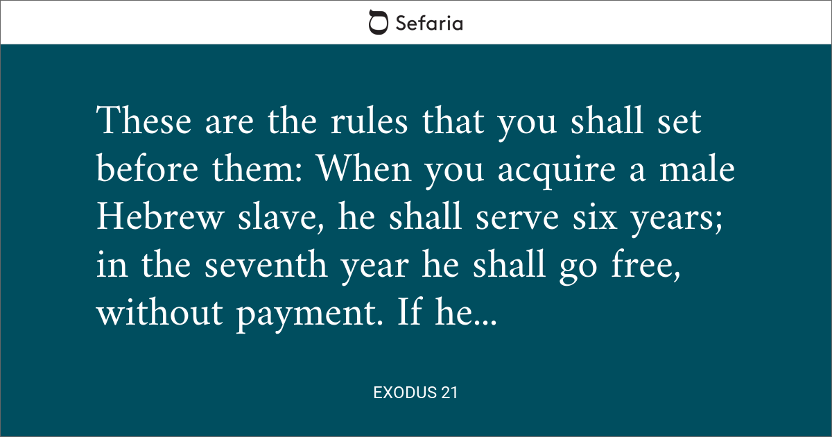 Exodus 21