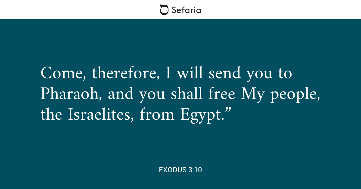 Exodus 3:10