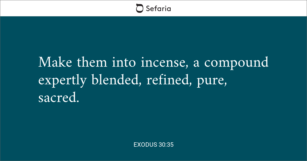 Exodus 30 35