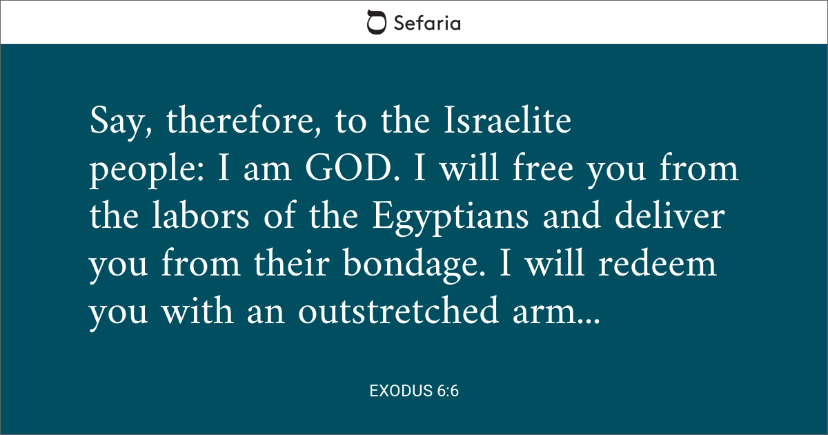 Exodus 6:6