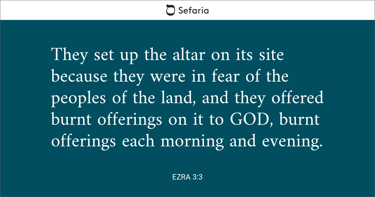 Ezra 3:3