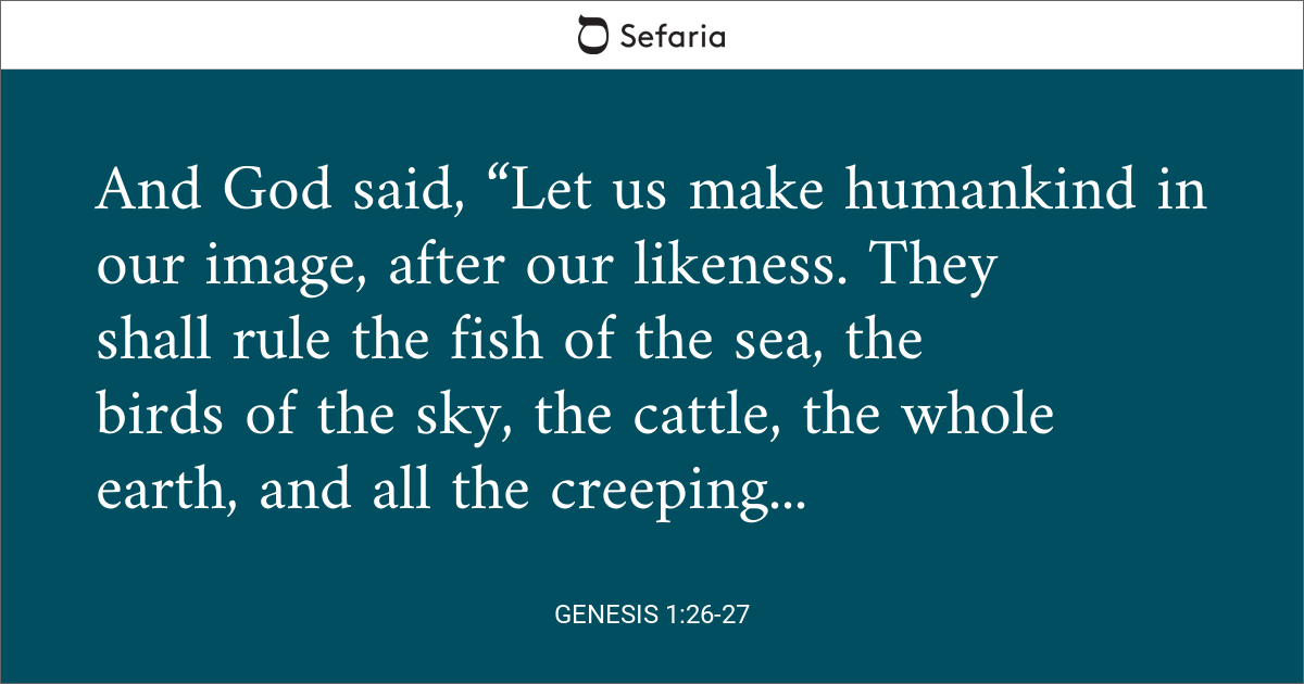 Genesis 1:26-27