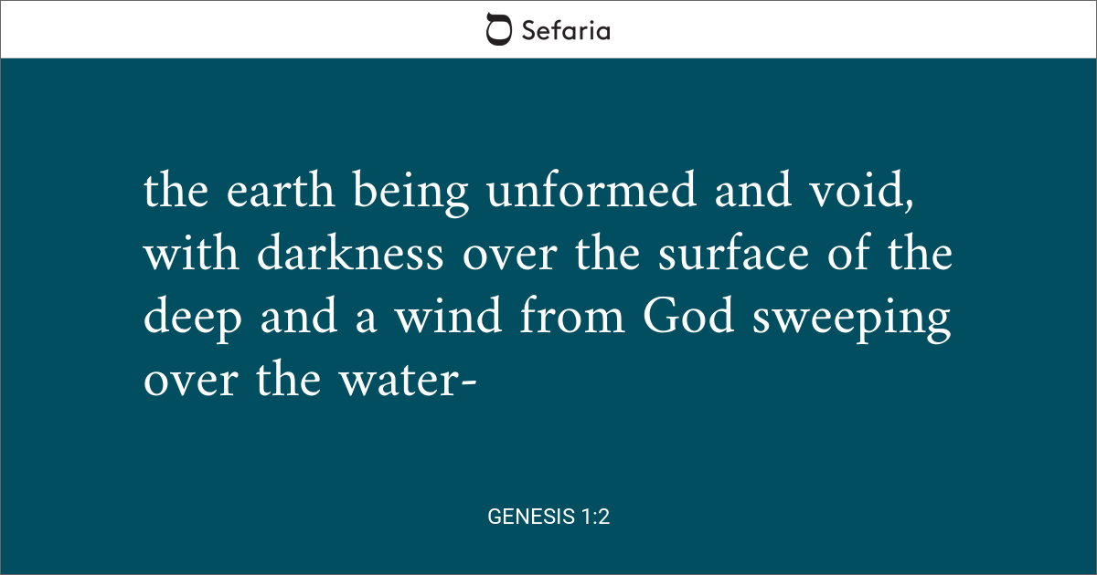 Genesis 1:2