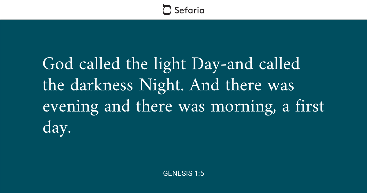 Genesis 1:5