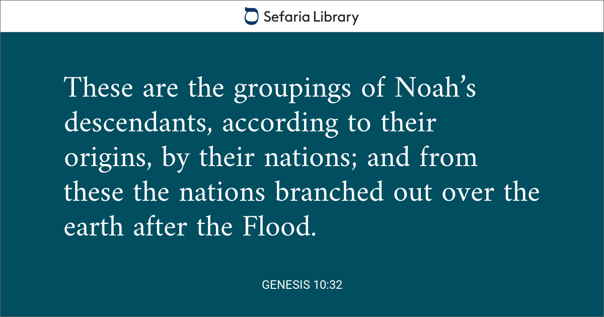 Genesis 10:32