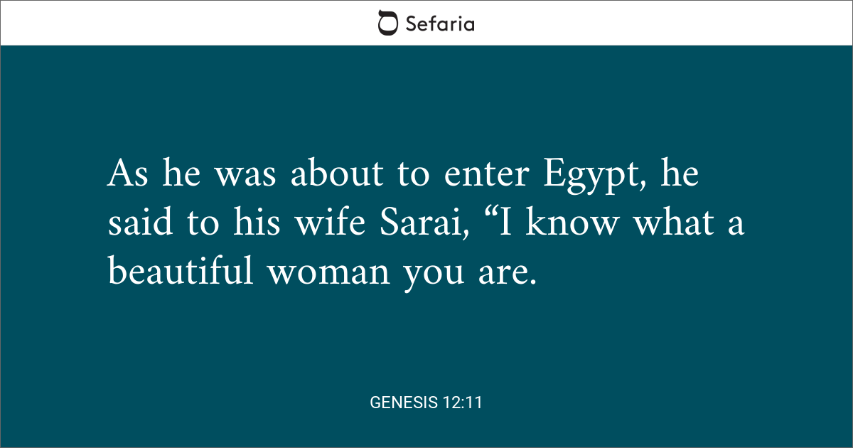 Genesis 12:11