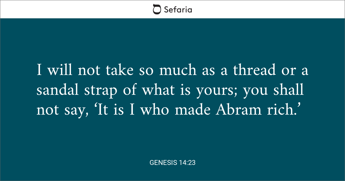 Genesis 14:23