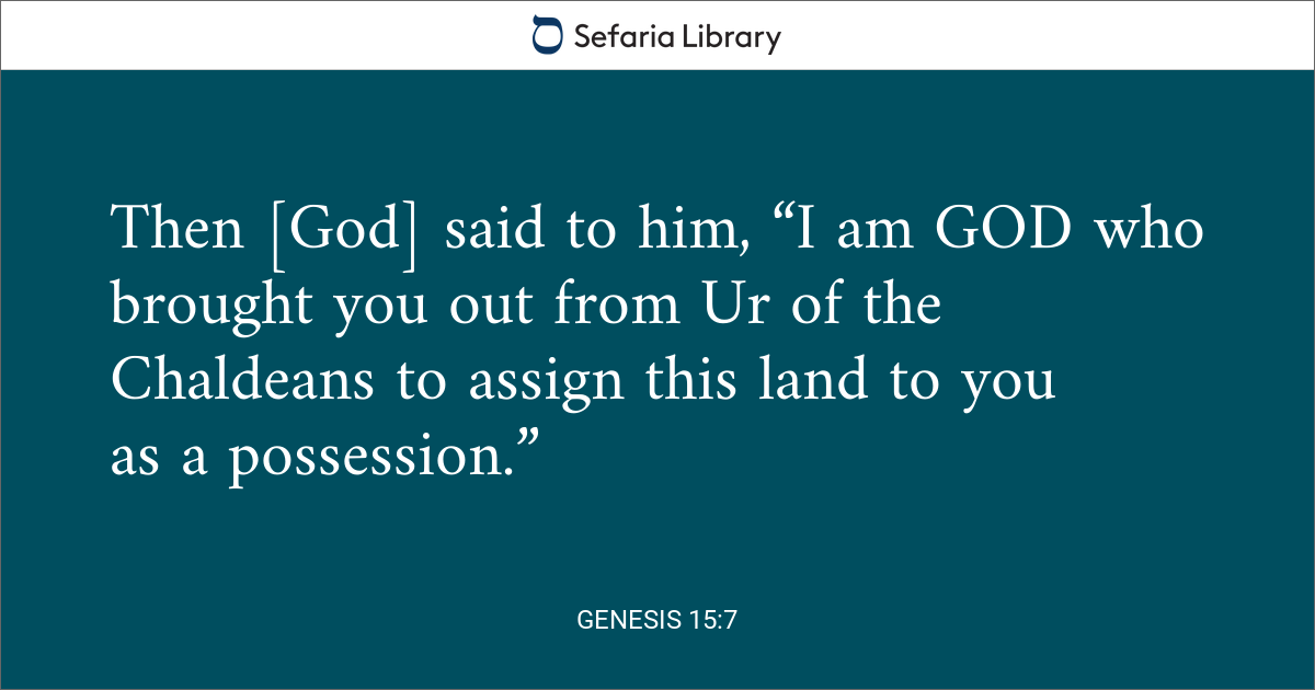 Genesis 15:7