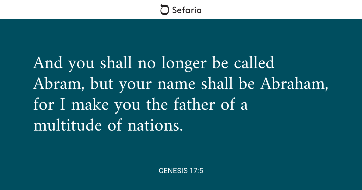 Genesis 17:5