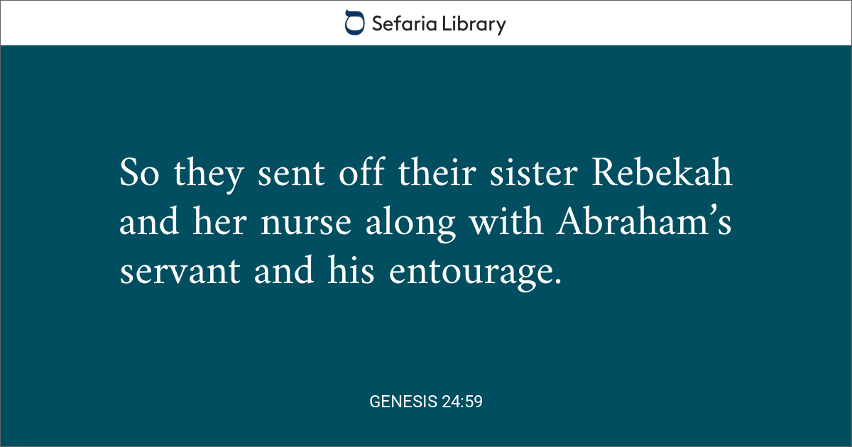 Genesis 24:59