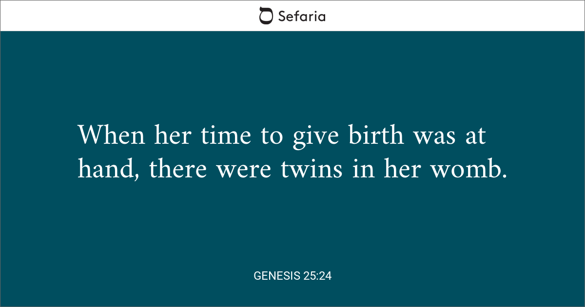 Genesis 25:24