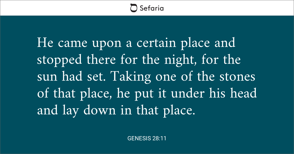 Genesis 28:11