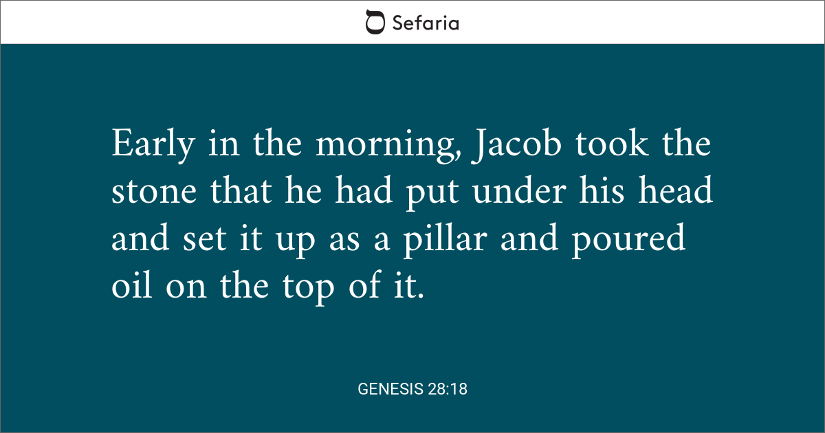 Genesis 28:18