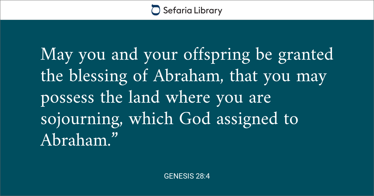 Genesis 28:4