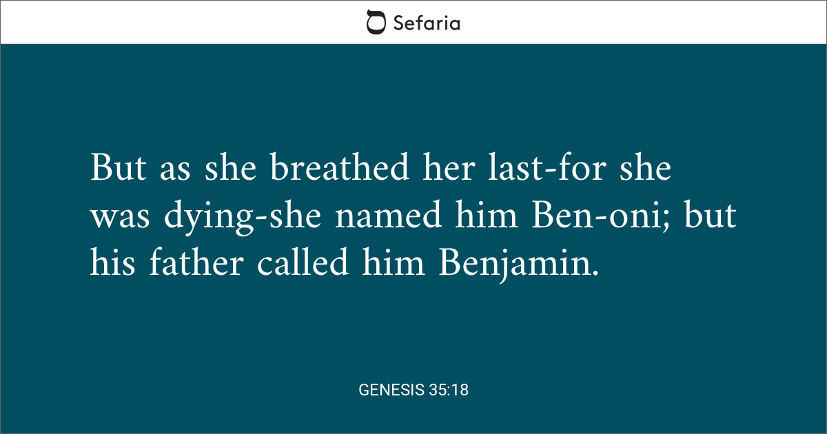 Genesis 35:18