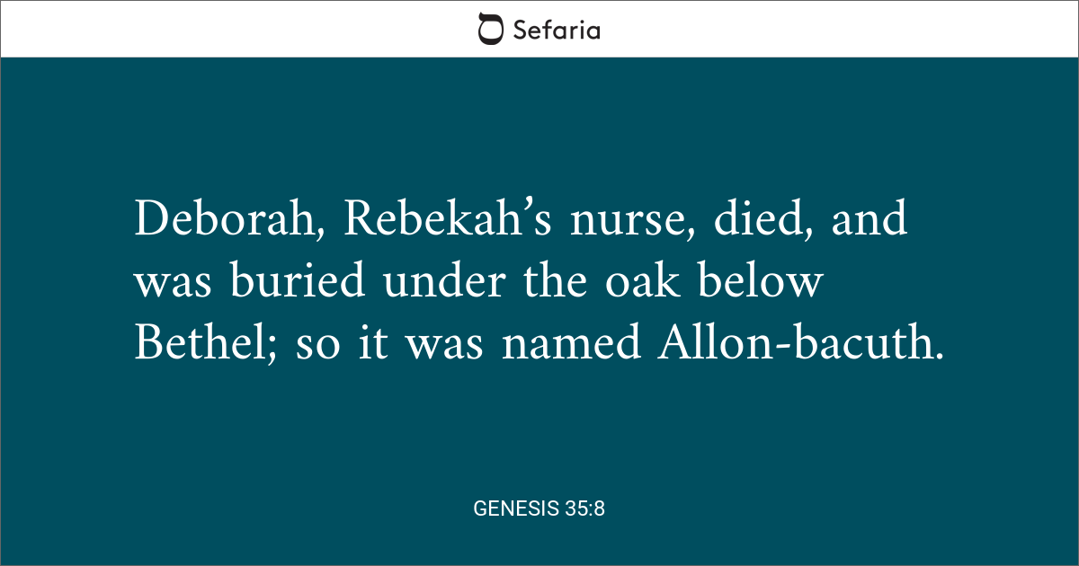 Genesis 35:8