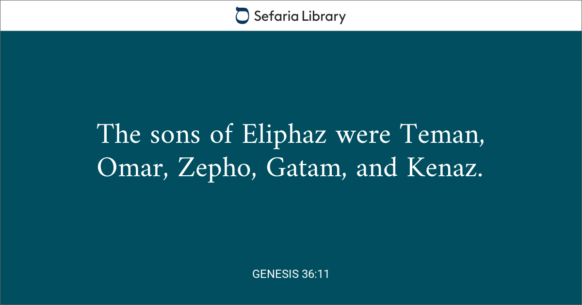 Genesis 36:11