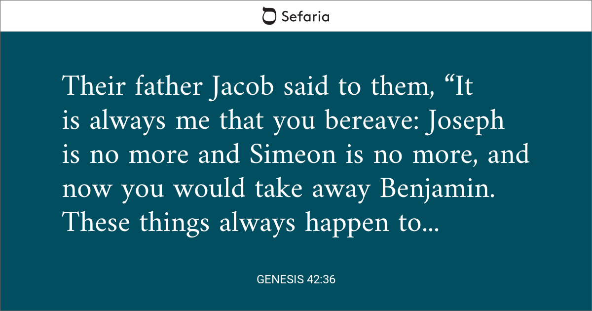 Genesis 42:36