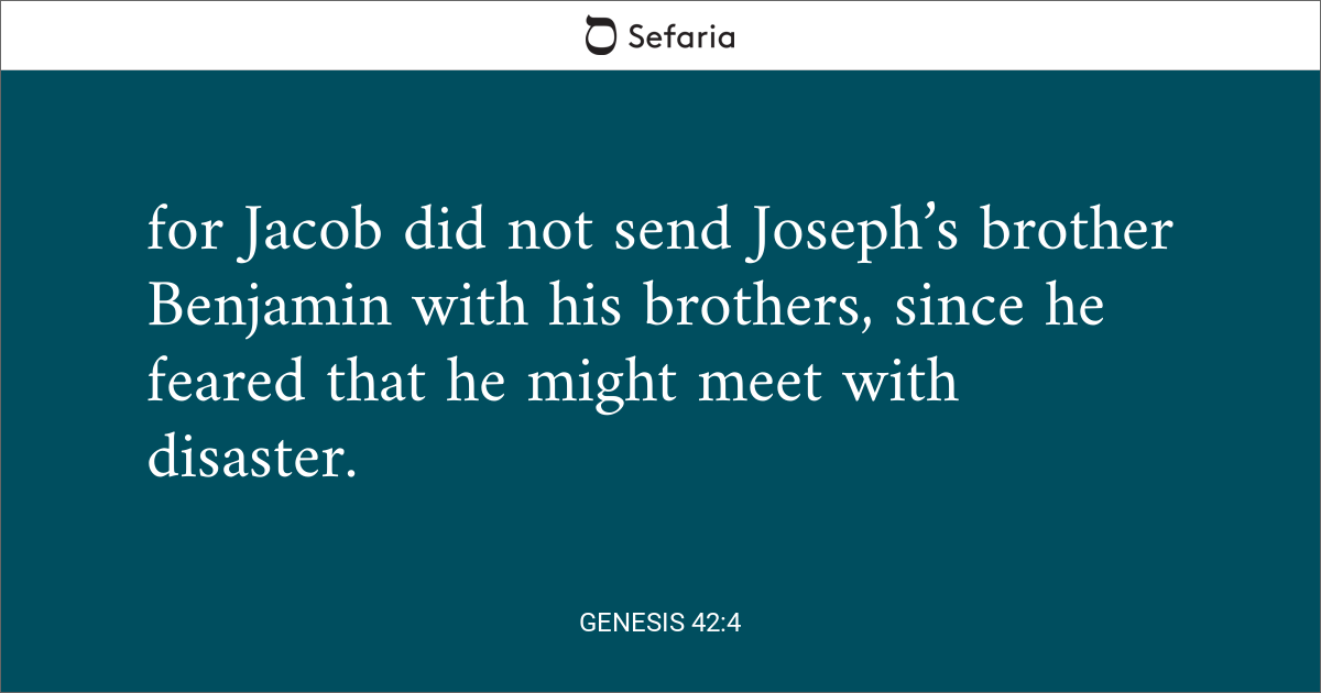 Genesis 42:4