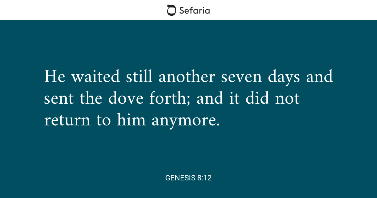 Genesis 8:12
