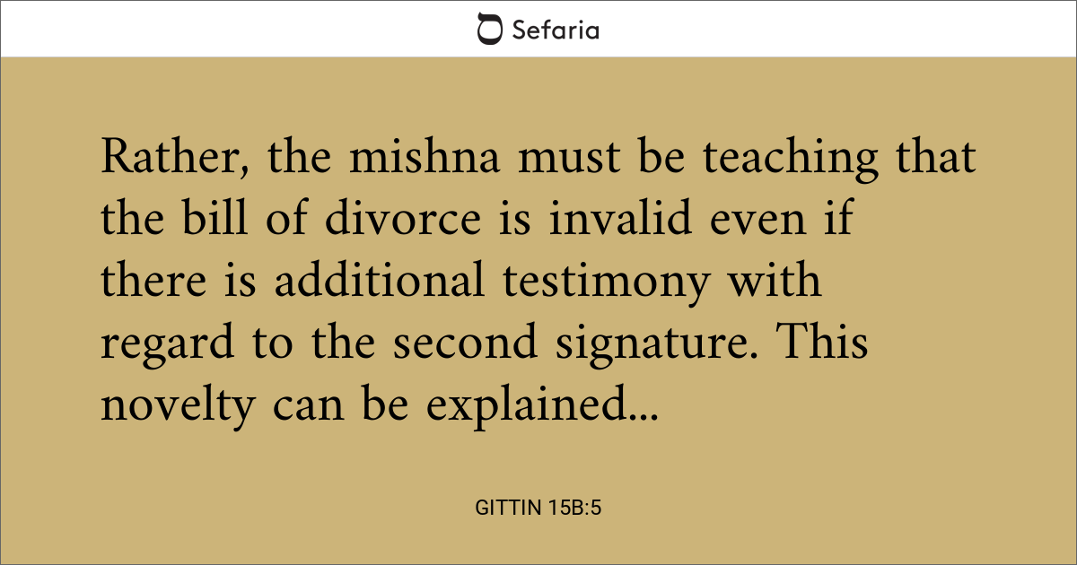 Gittin 15b:5