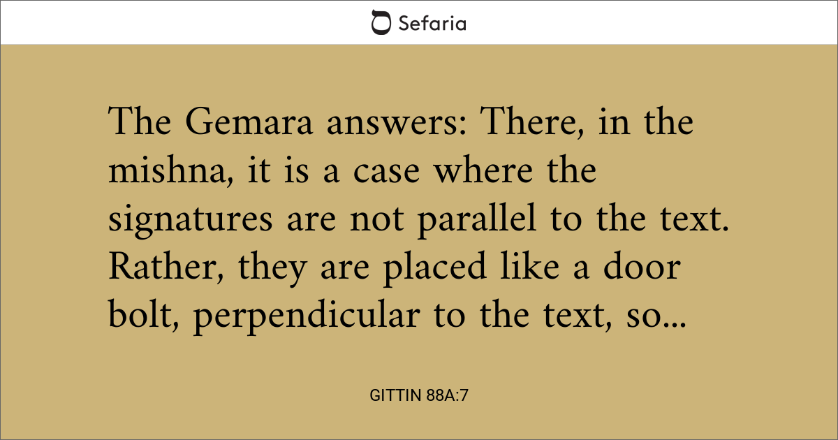 Gittin 88a:7