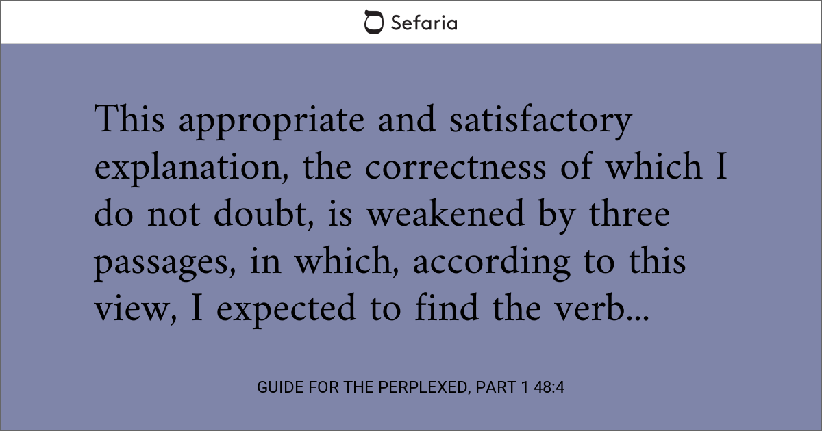 Guide for the Perplexed, Part 1 48:4