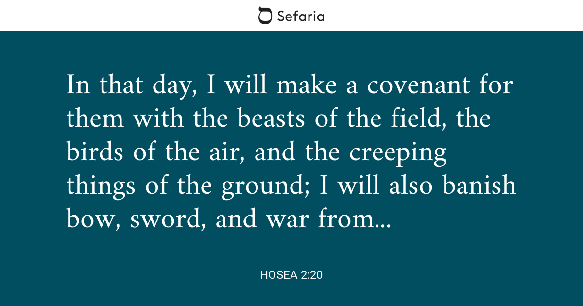 Hosea 2:20