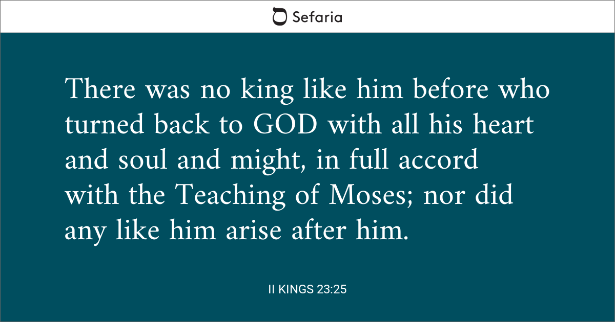 II Kings 23:25