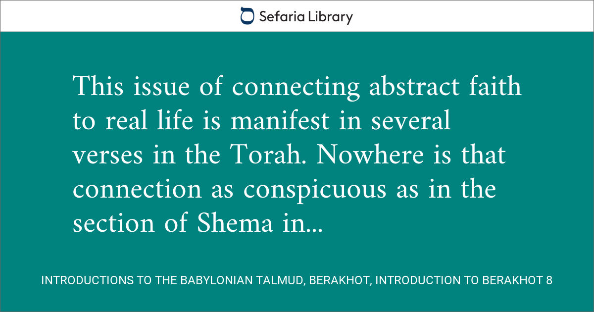 Introductions to the Babylonian Talmud, Berakhot, Introduction to ...