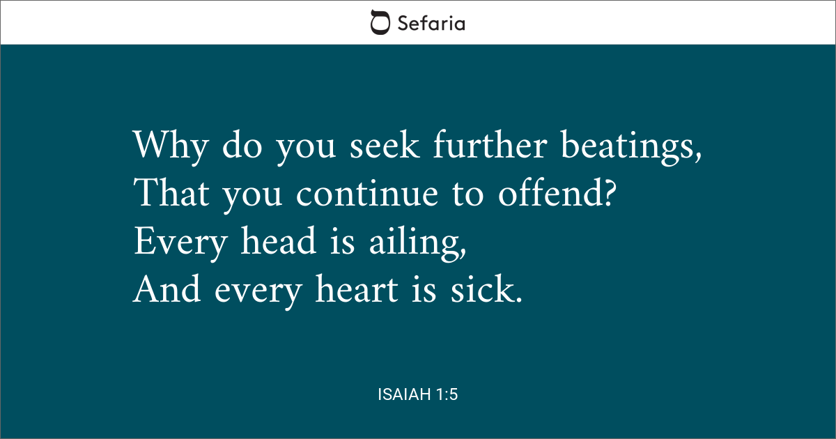 Isaiah 1:5