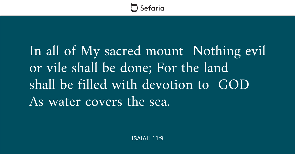 Isaiah 11:9